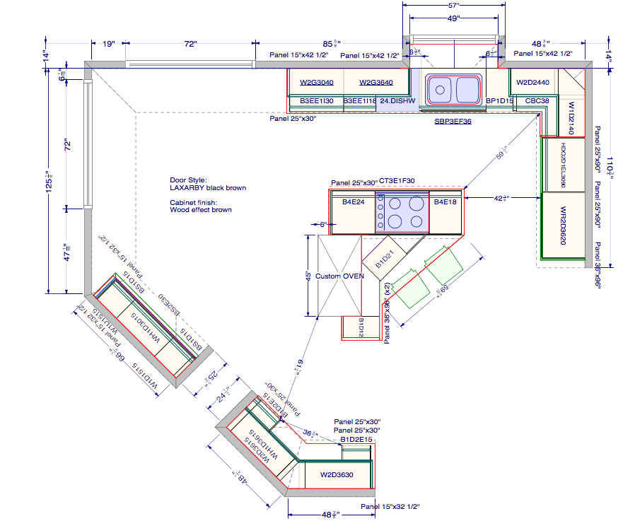 10 X 14 Kitchen Layouts