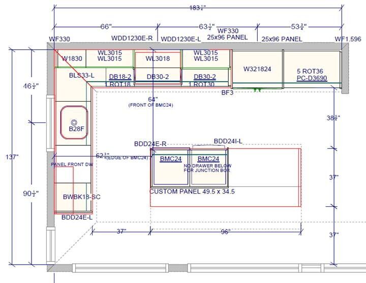 Sample Client Designs - Modern Family Kitchens